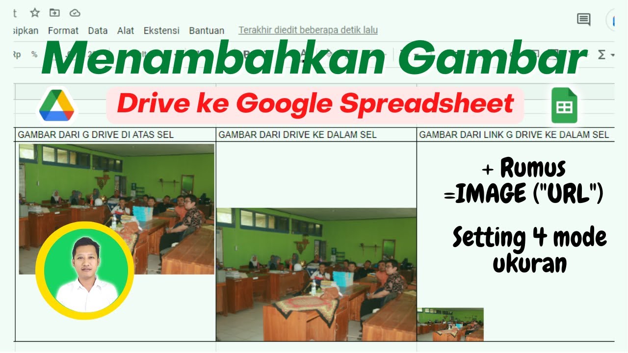 Menambahkan Gambar dari Drive ke Spreadsheet Online di Google Sheet ...