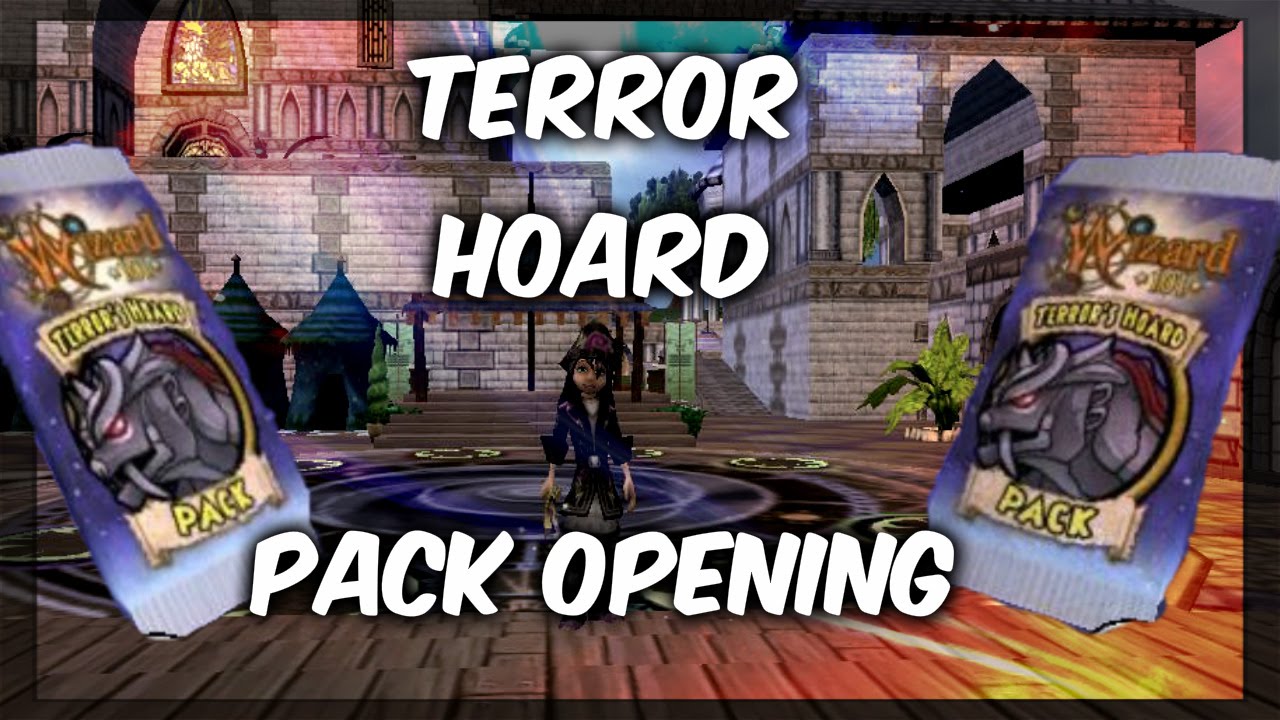 Wizard101: Terror Hoard Pack Opening - YouTube
