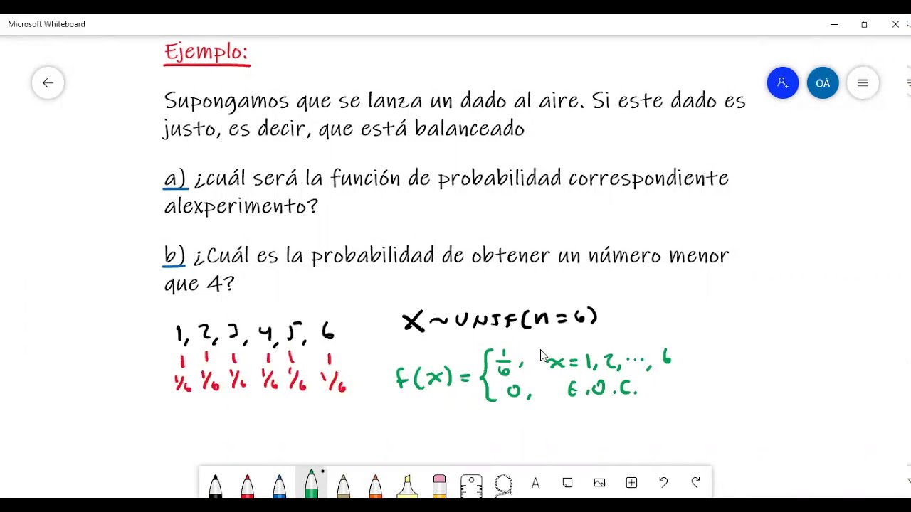 Distribución uniforme discreta. - YouTube