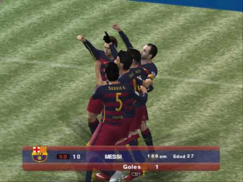 PES 2016 (PS2) Lionel Messi Bicycle Kick Goal vs Real Madrid!!! Liga ...