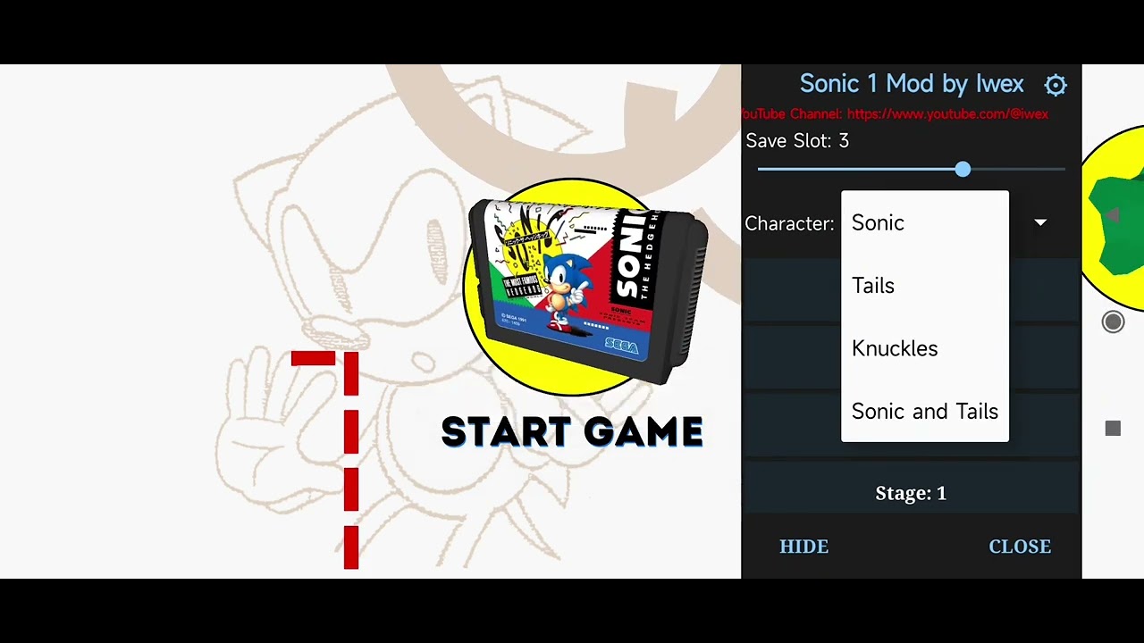 Sonic the Hedgehog 1 Mod Menu - YouTube