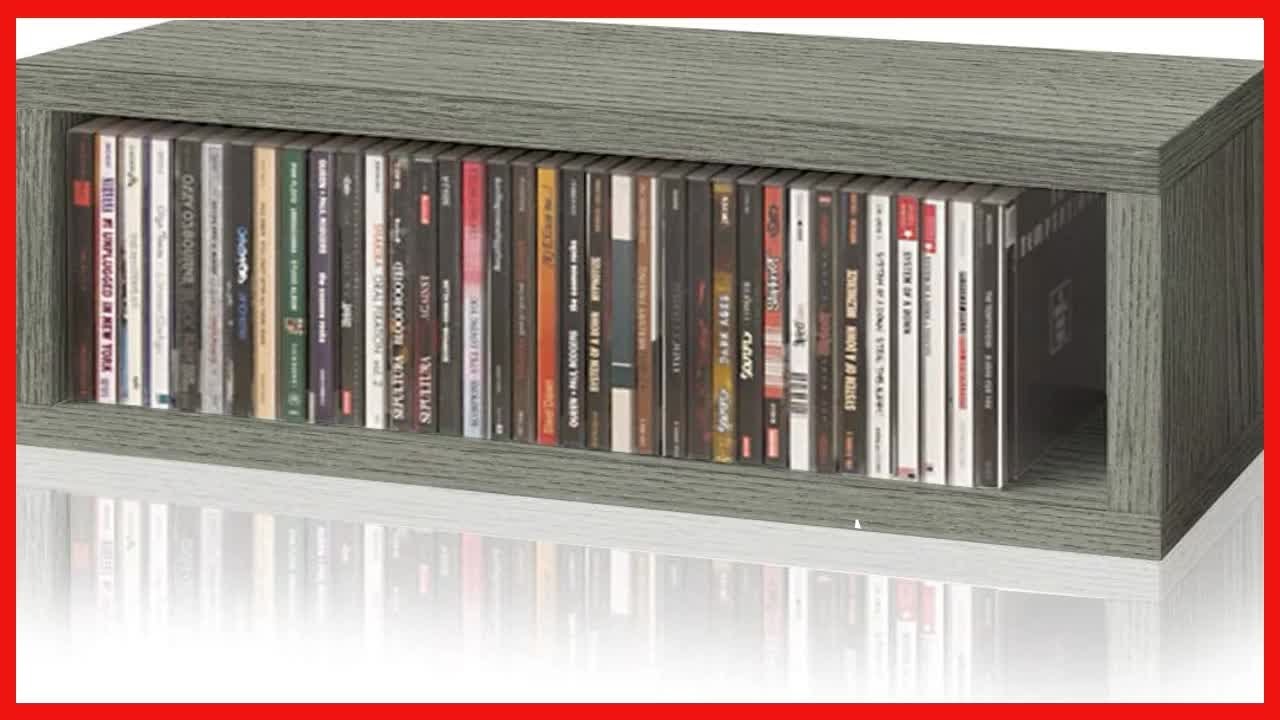 Bon produit - Way Basics Eco Stackable Media Storage Rack Shelving and ...