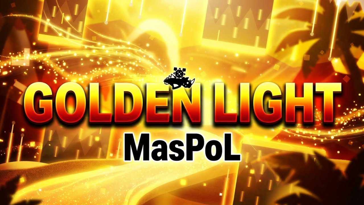 [Geometry Dash] - Golden Light (All Coins) - by MasPoL - YouTube