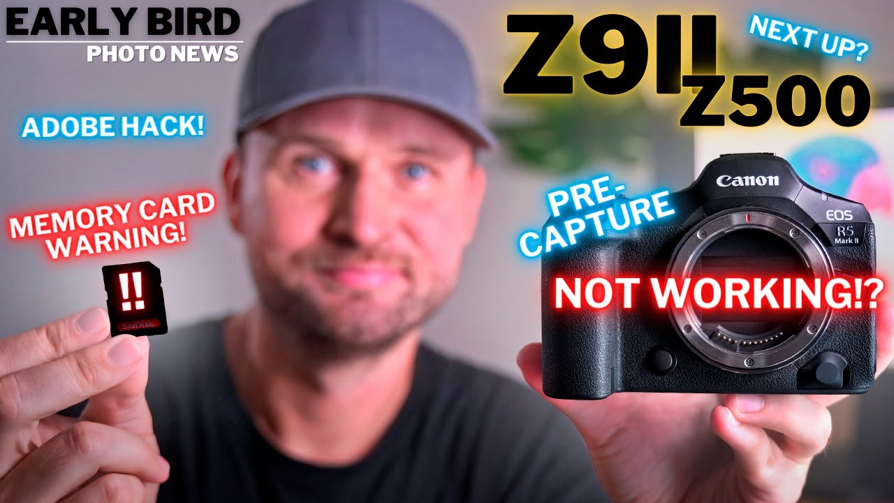 Pre-Capture NOT Working? | Nikon Z9II! | Memory Card Warning! | Adobe ...