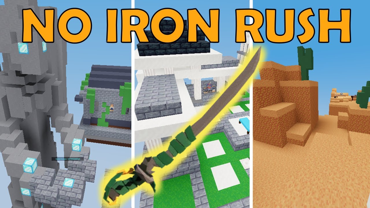 All 0 Iron Rush Maps for Solo and Duos! | Roblox Bedwars - YouTube
