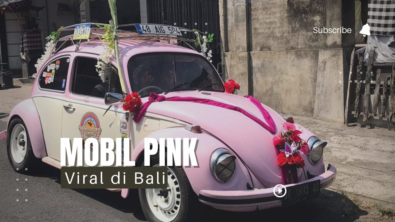 Mobil Pink yang Viral di Bali - YouTube