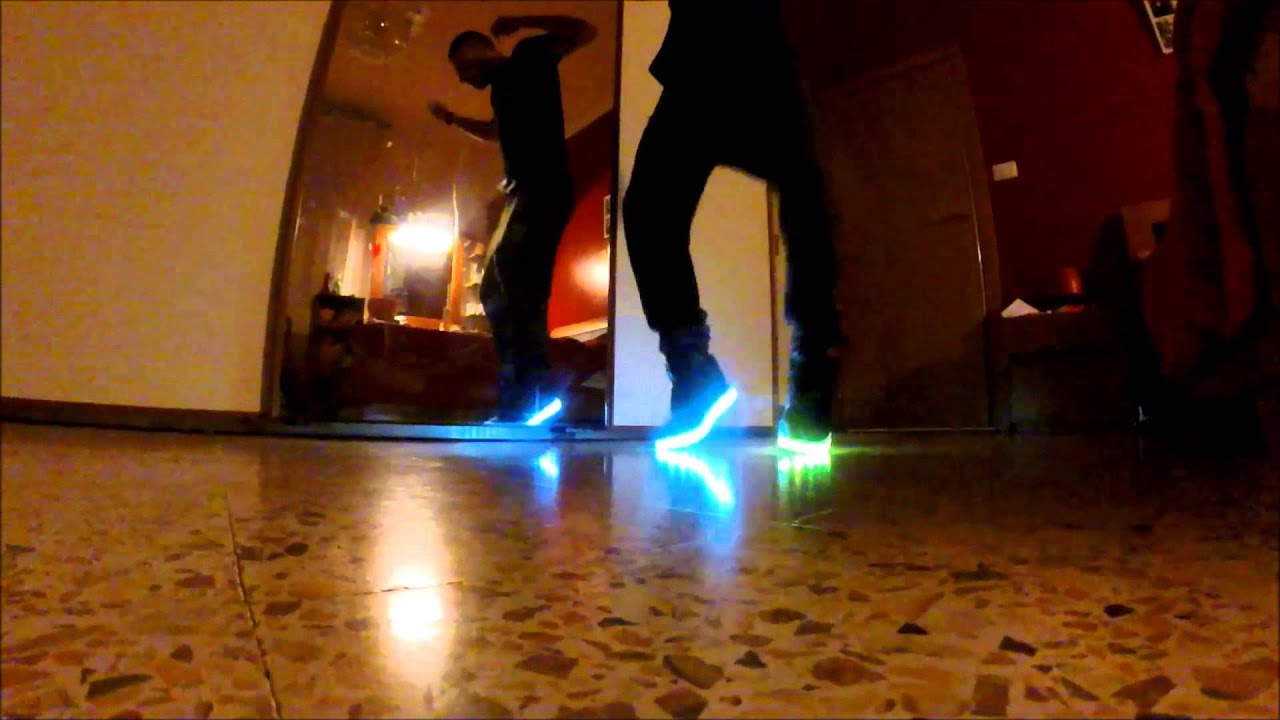 LED SHOES / dance - YouTube