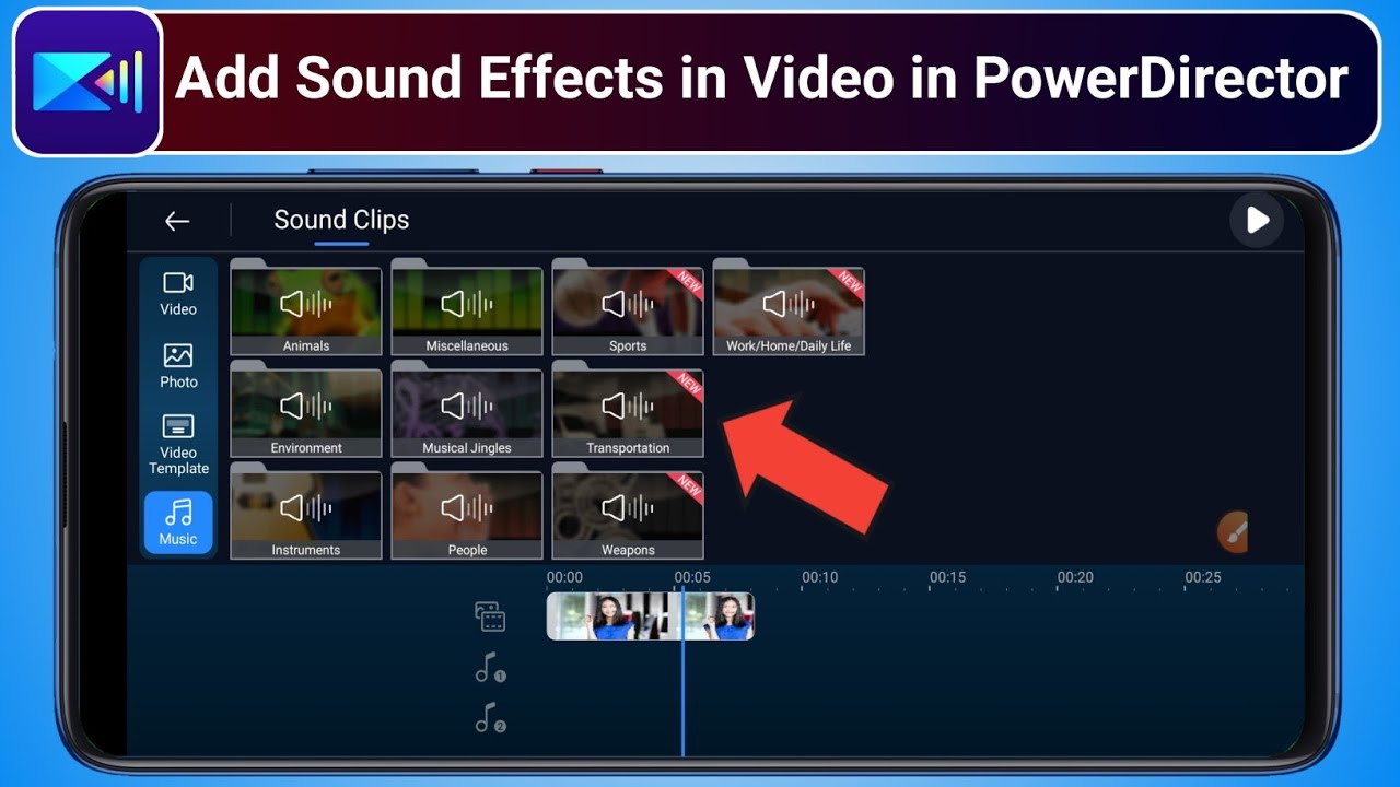 How To Add Sound Effects In Video In PowerDirector App YouTube How To Add Sound Effects In Video In PowerDirector App YouTube