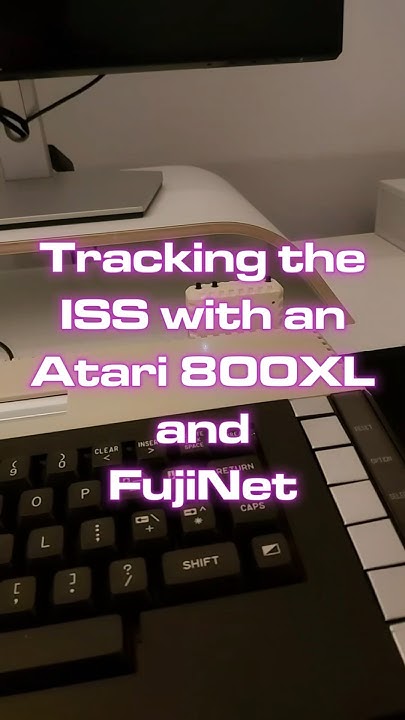 Tracking the ISS using an Atari 800XL #atari #retrocomputing #spaceexploration - YouTube