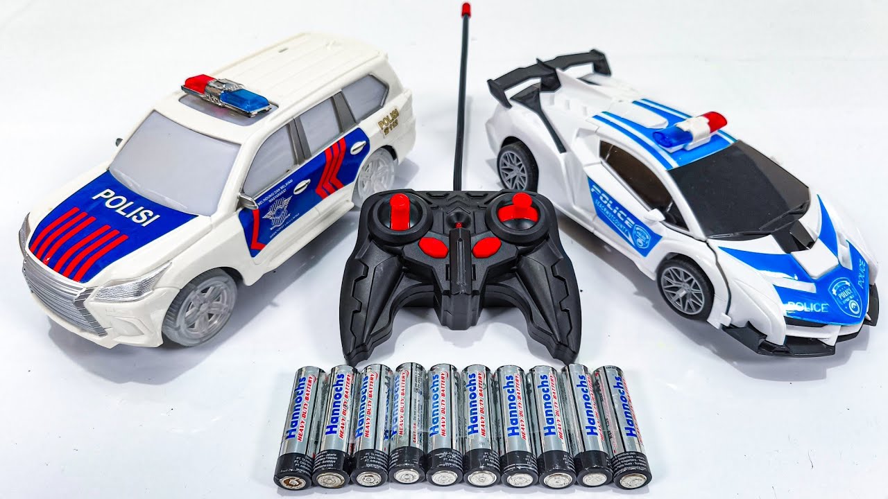 Unboxing Rc Glorious Mission Police Car 1:18 Scale, Police Car Light ...