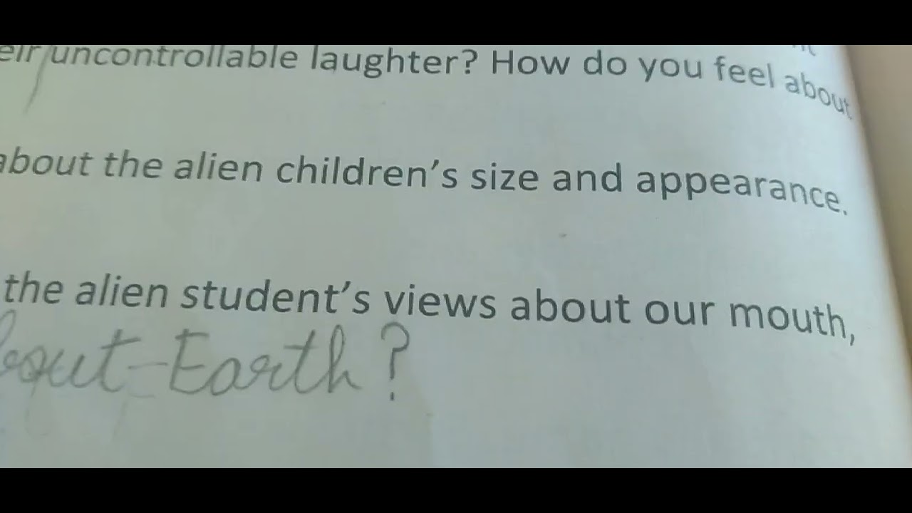 The question and answer of poem 6th "Alien exchange "of class 4th ...