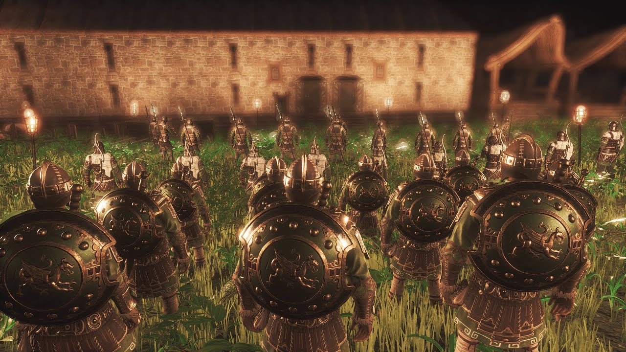 Nemedian Soldiers VS Werewolves - Conan Exiles Cinematic Battle - YouTube