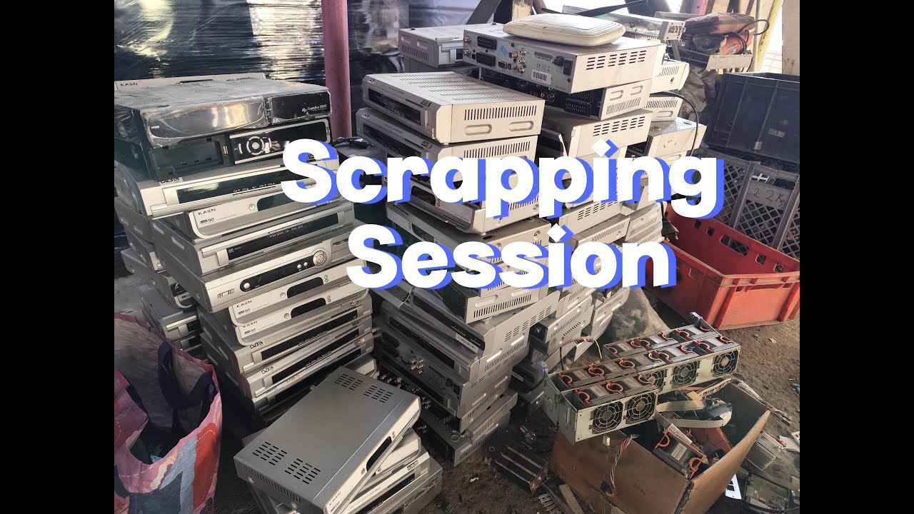 I received almost 100 TV Receiver boxes to scrap for motherboards - YouTube