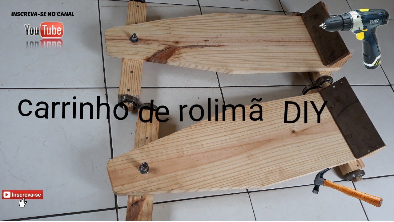 Faça você mesmo carrinho de rolimã DiY!!! - YouTube