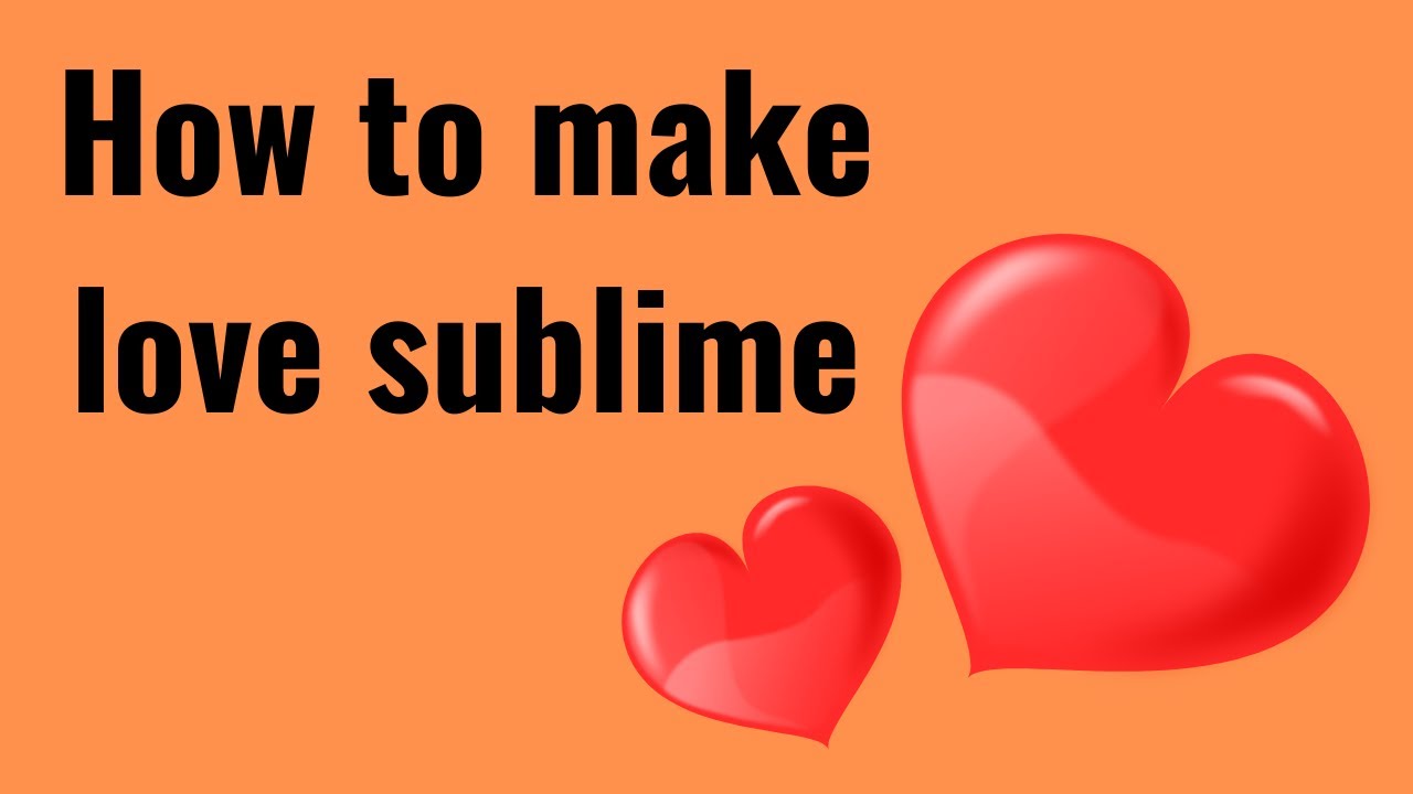 How to make love sublime - YouTube