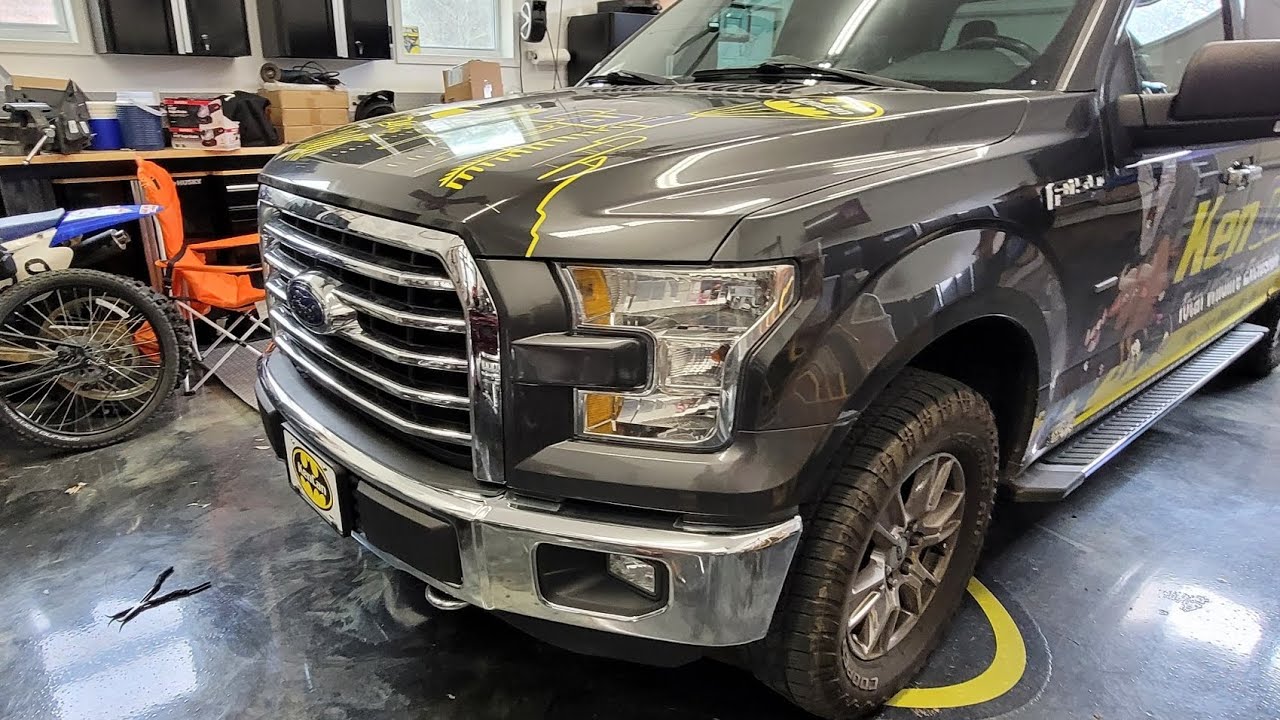 Front Bumper Replacement on a 15-20 Ford F150 in 90 Seconds - YouTube
