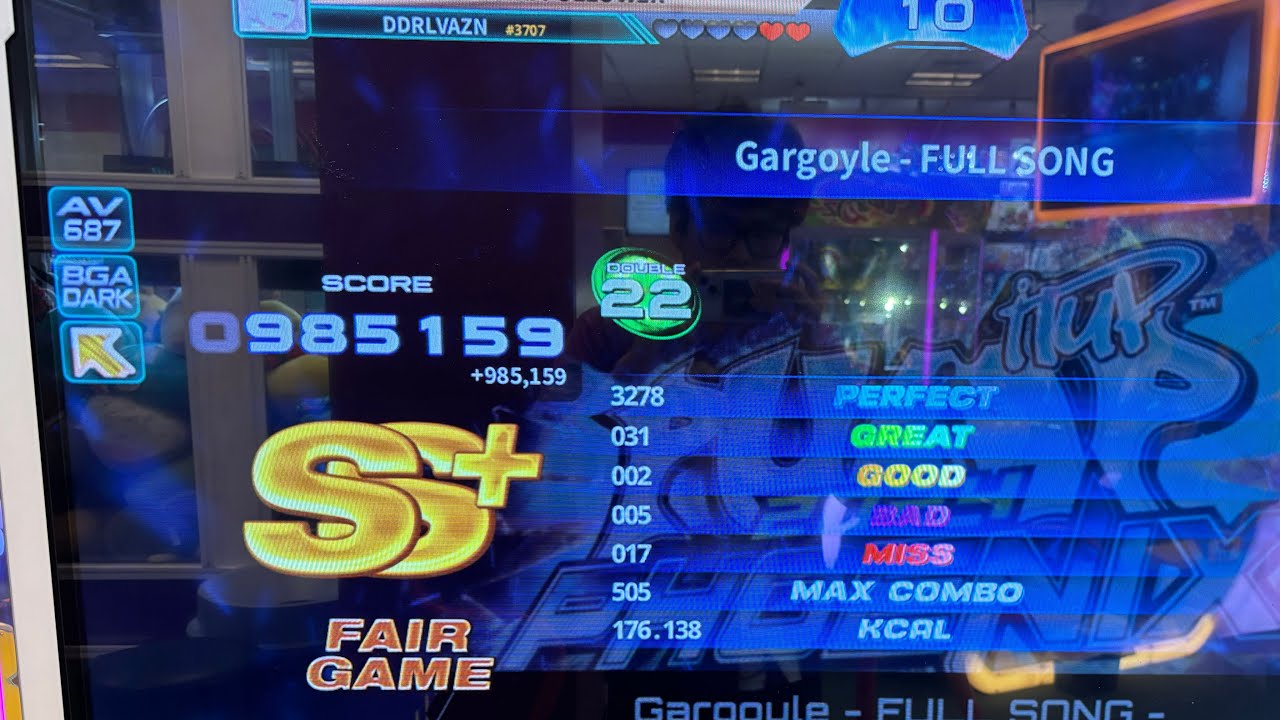 [PIU PHOENIX] Gargoyle FULL SONG D22 SS+ - YouTube