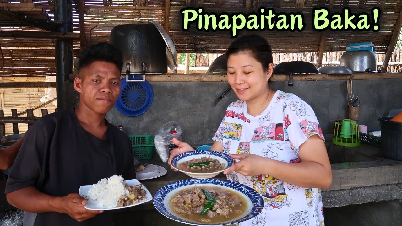 Paghahanda para sa darating na Tag-ulan at nag luto ako ng Pinapaitan ...