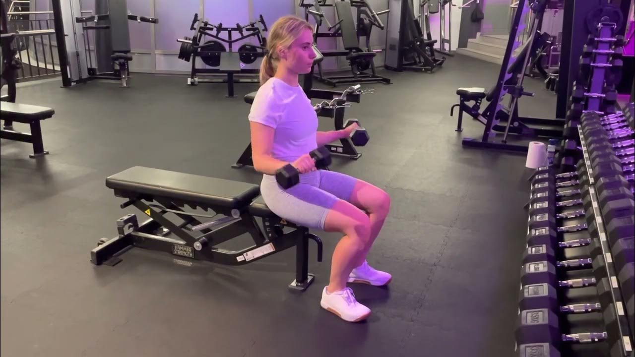Seated Dual Dumbbell Zottman Curls (TAC) - YouTube