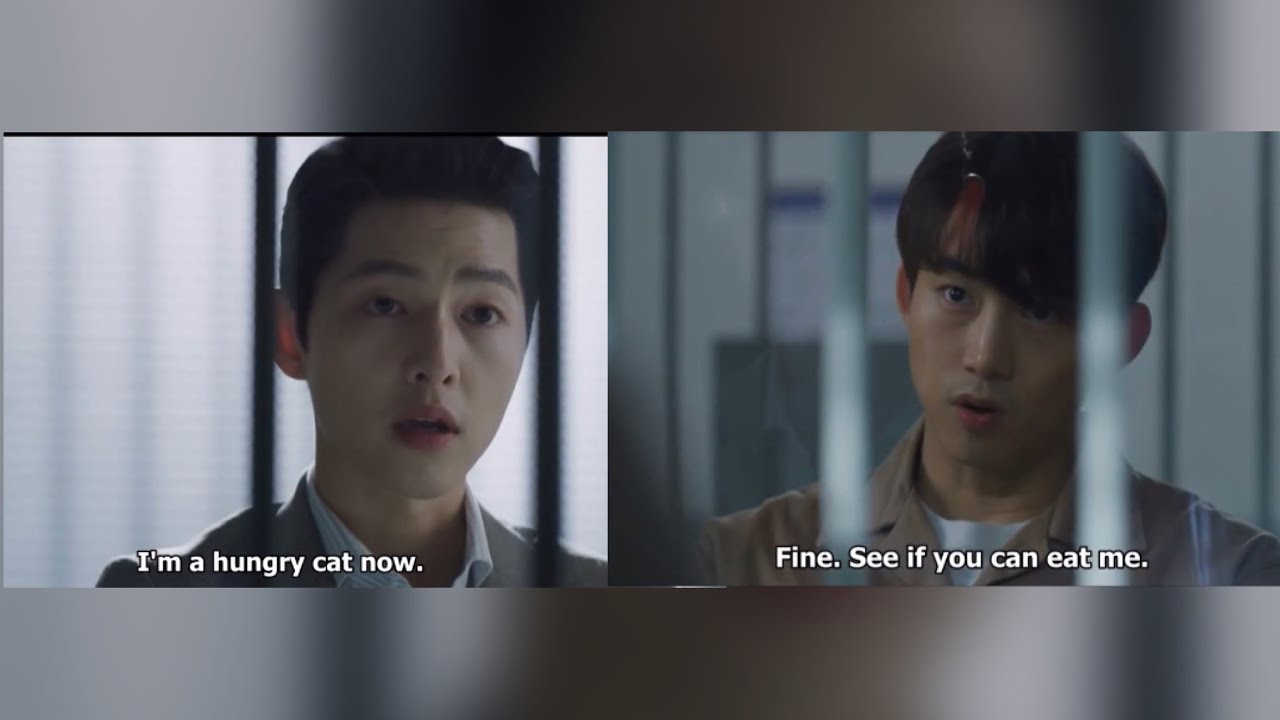 Vincenzo visits Jan Han-seo in prison - YouTube