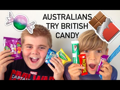 TRYING BRITISH CANDY