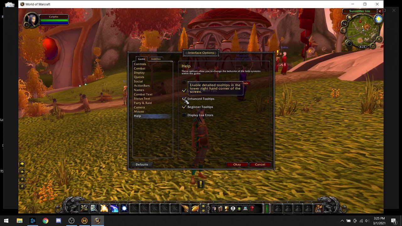 My interface and game settings for WoW Classic Burning Crusade - YouTube