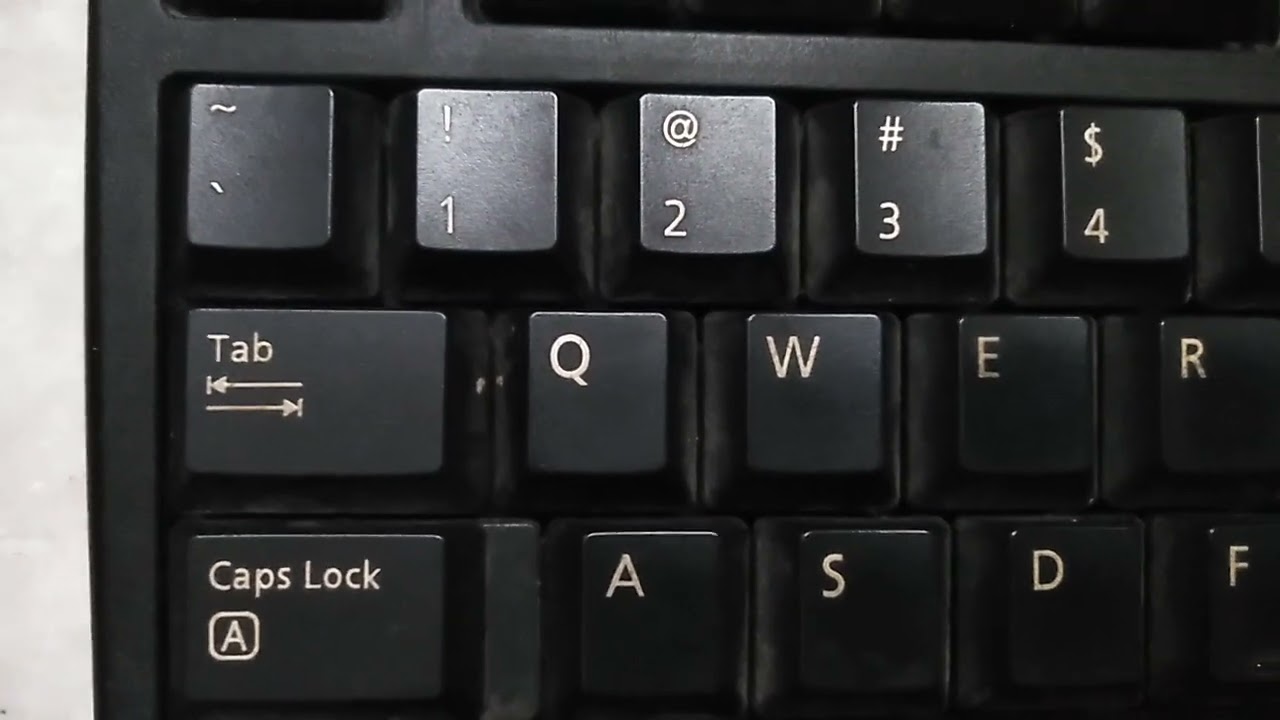 How to click 'Q' key in a keyboard - YouTube
