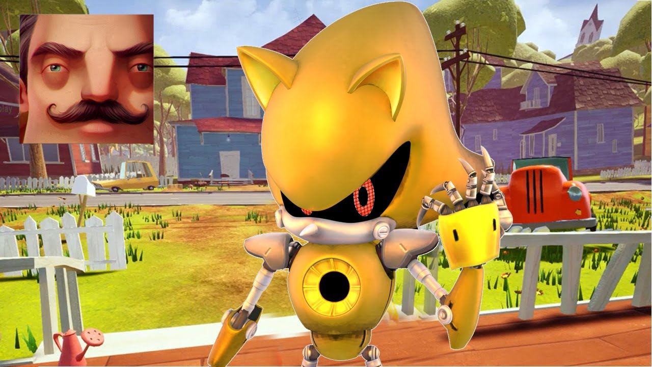 Hello Neighbor - My New Neighbor Super Sonic Metal the Hedgehog Act 2 ...