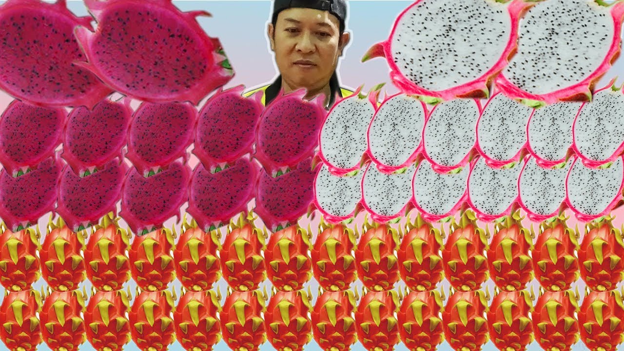 Eating dragon fruit, dragon fruit ASMR Mukbang - YouTube