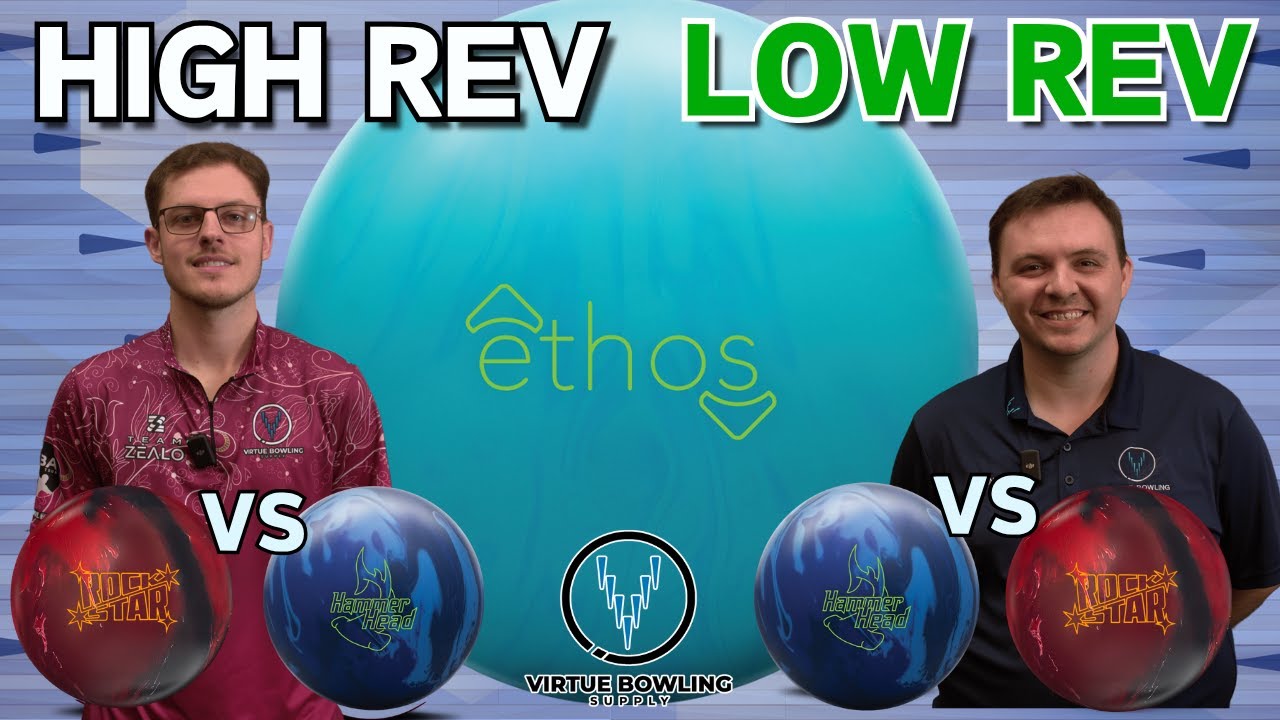 Brunswick Ethos Solid! | High & Low Rev Rate Comparison Ball Review! - YouTube