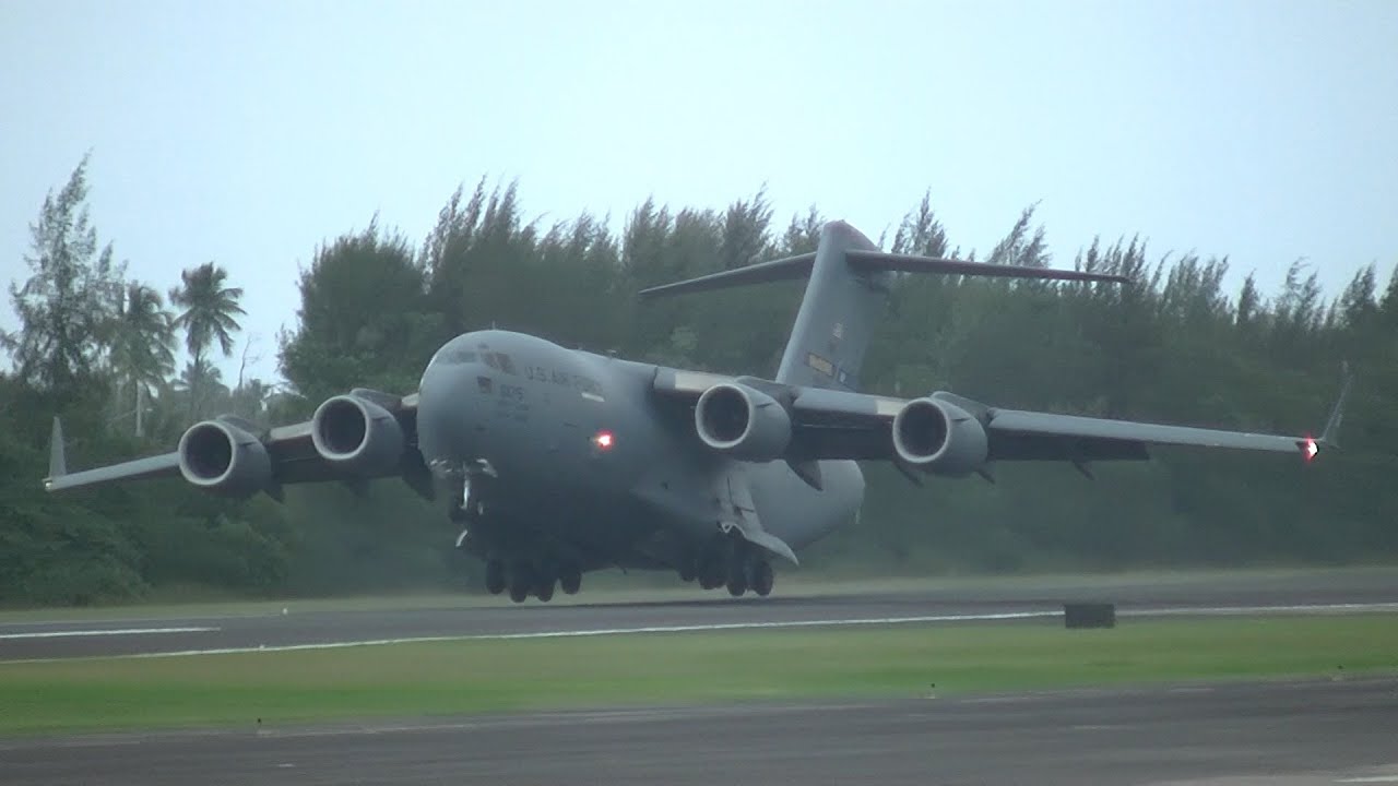 TJSJ Spotting: USAF C-17 Runway 26 Takeoff & More! - YouTube