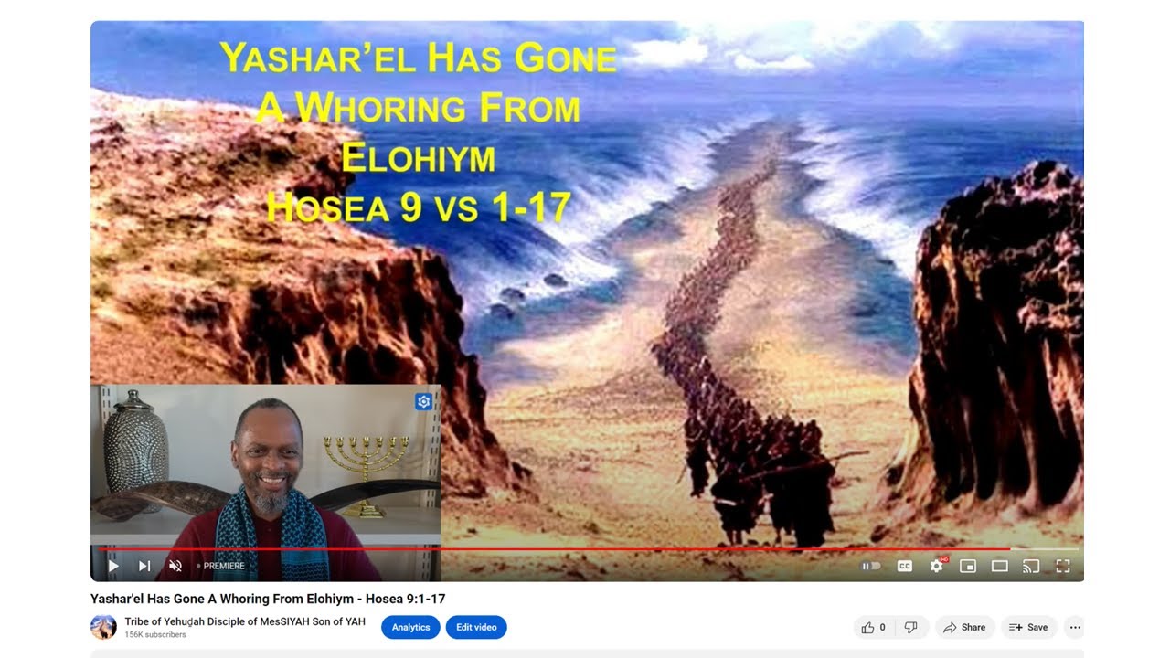 Yashar'el Has Gone A Whoring From Elohiym - Hosea 9:1-17 - YouTube