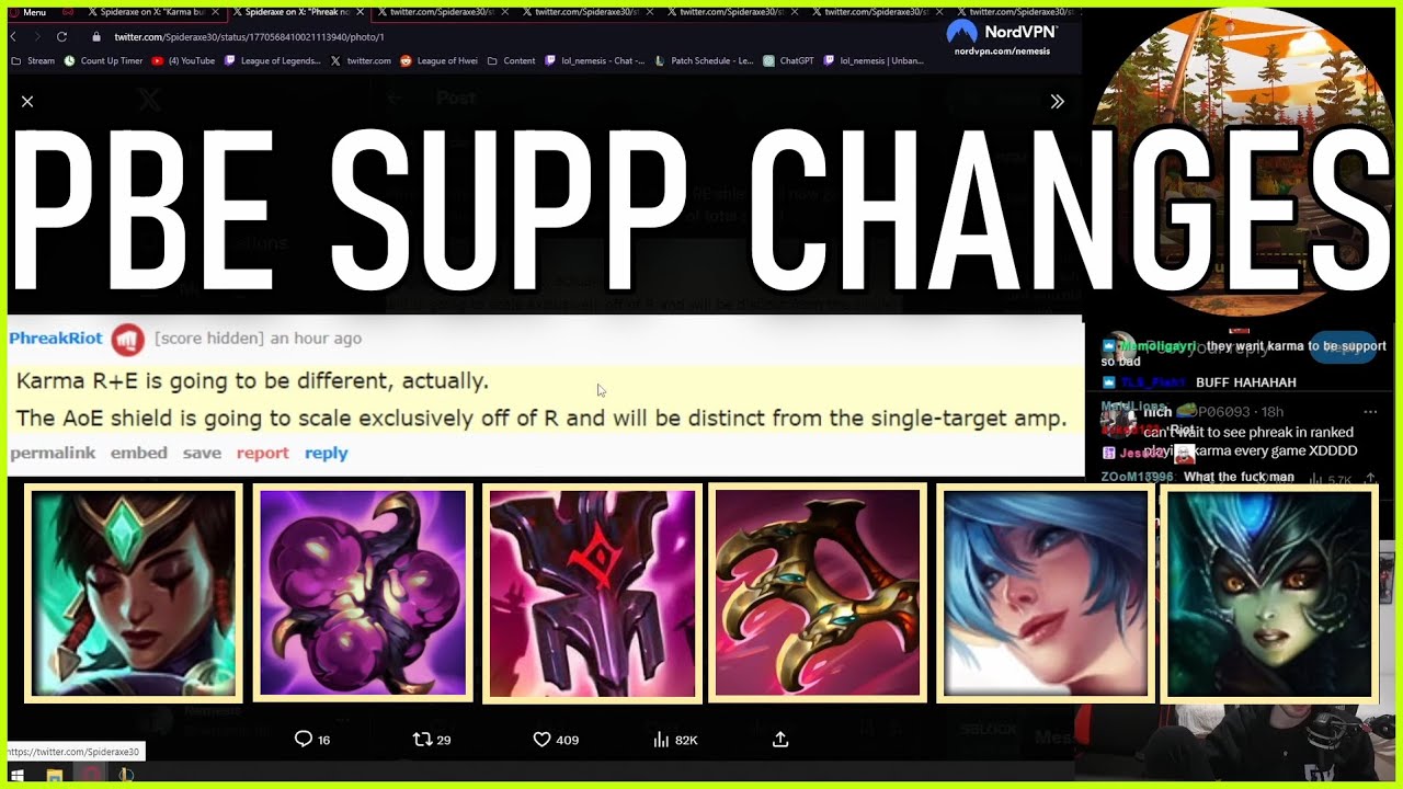 Nemesis reacts to PBE Support Changes 14.7 - YouTube