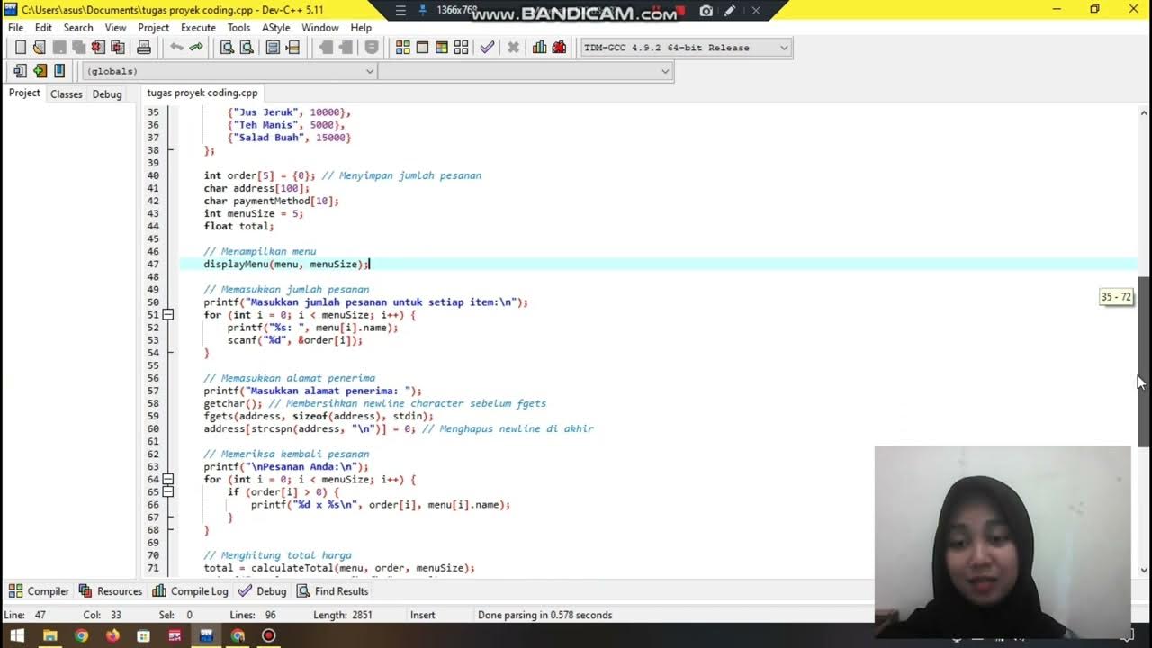 Tugas Akhir Pengantar Coding “Program Kasir Kantin Rumah Sakit” - YouTube