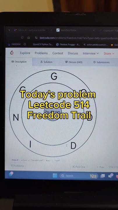 Leetcode 514 Day 14 Daily Solving A Leetcode Problemcoding Leetcode 514 Python Youtube