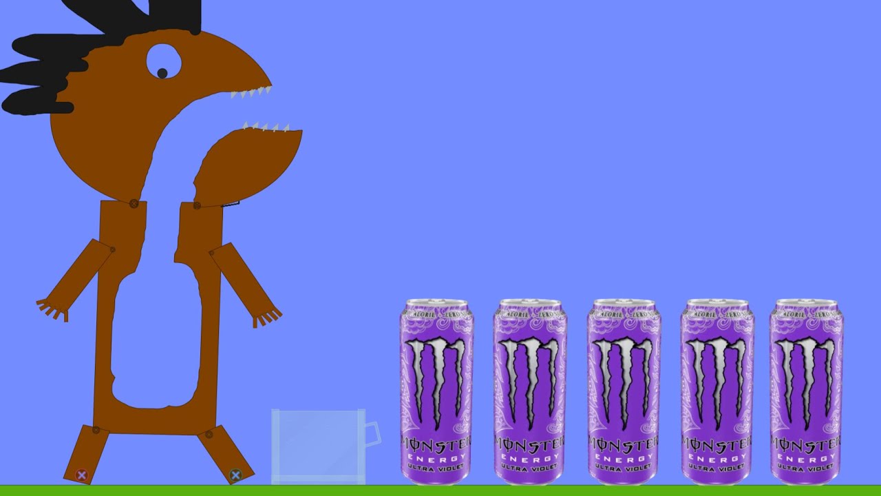 【Algodoo】Mentos monster energy. メントスモンスターエナジー - YouTube