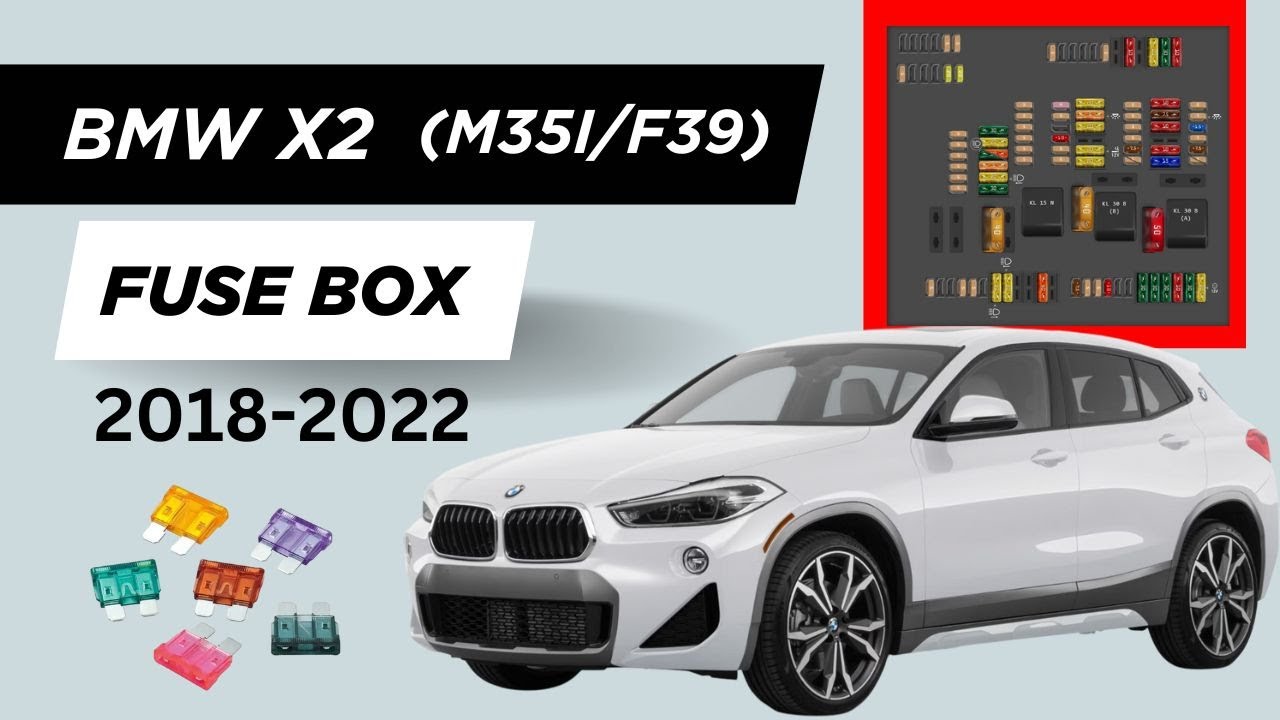BMW X2 (M35i/F39) Fuse Box Diagram & Location (2018-2022) - YouTube