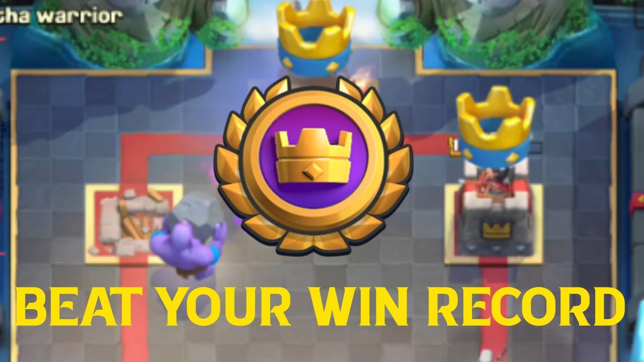 How to beat your previous win record for the global tournament in clash ...