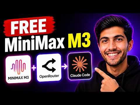 MiniMax M3 is FREE! Use It in Claude Code with OpenRouter