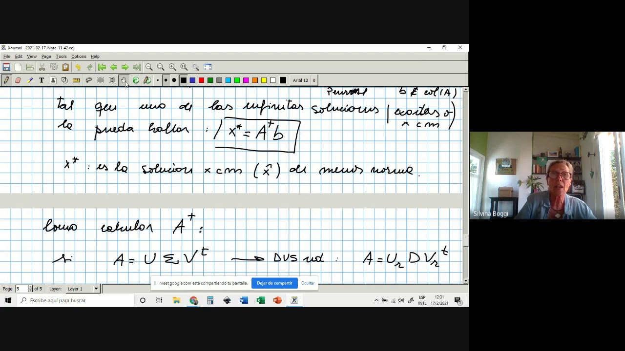 Pseudoinversa Moore Penrose - YouTube