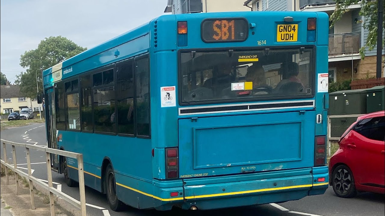 LAST ONE/BEAST!! Arriva Herts and Essex Dennis Dart MPD Plaxton Pointer ...