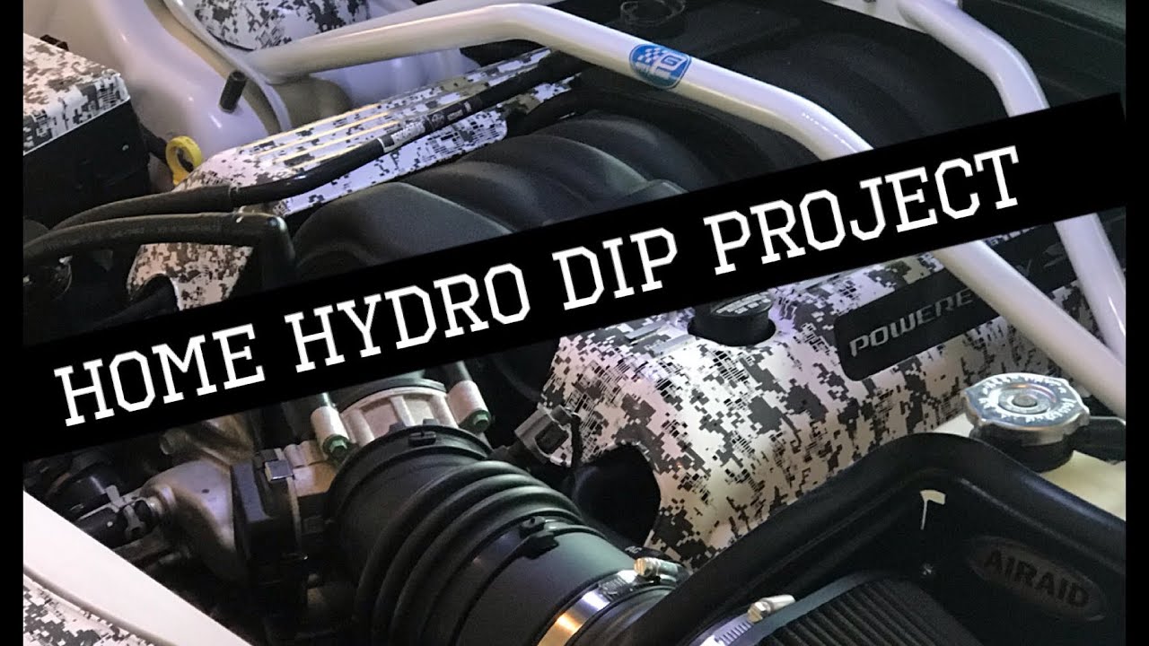 My first DIY hydro dipping project at home. With great results! - YouTube