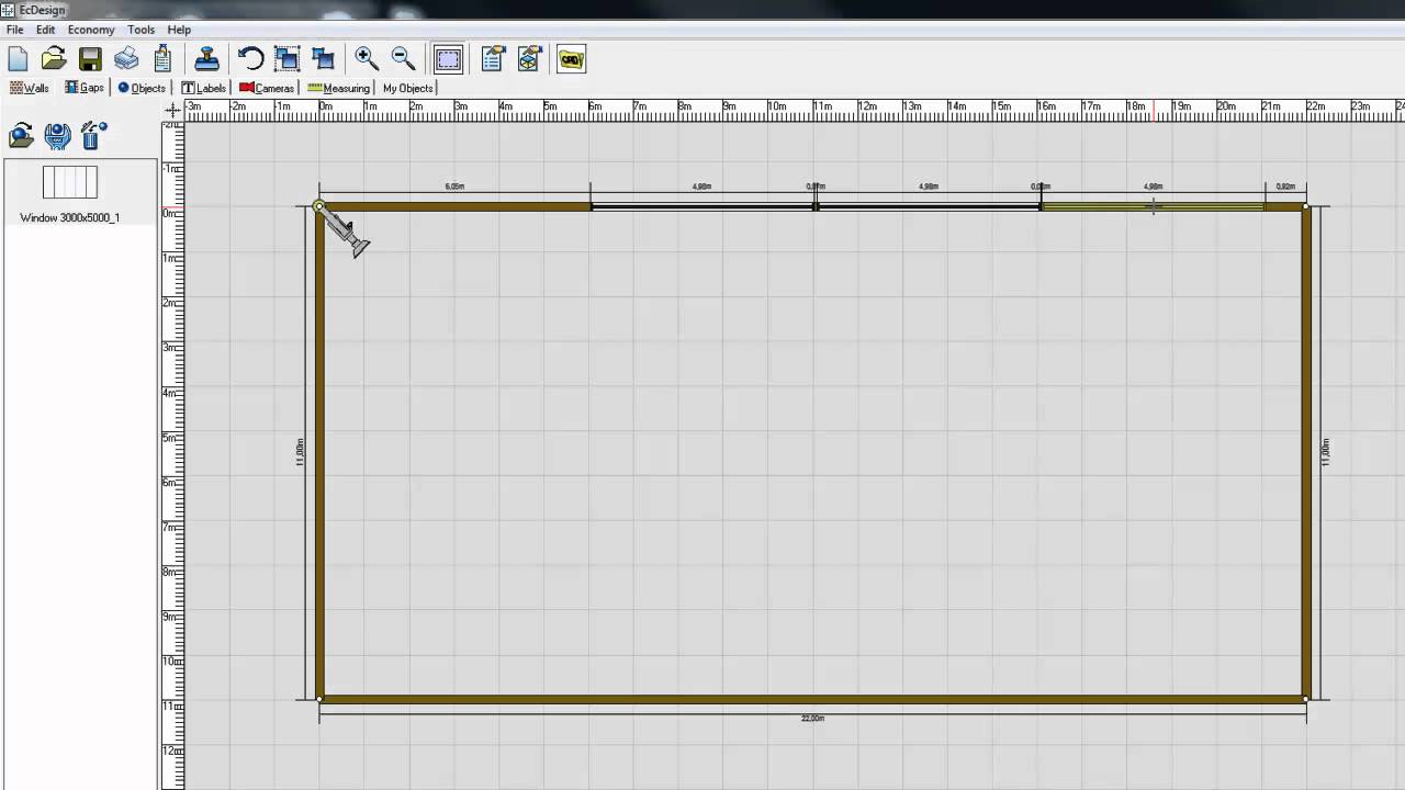 ECDESIGN - Plan the layout in top view 2D - YouTube