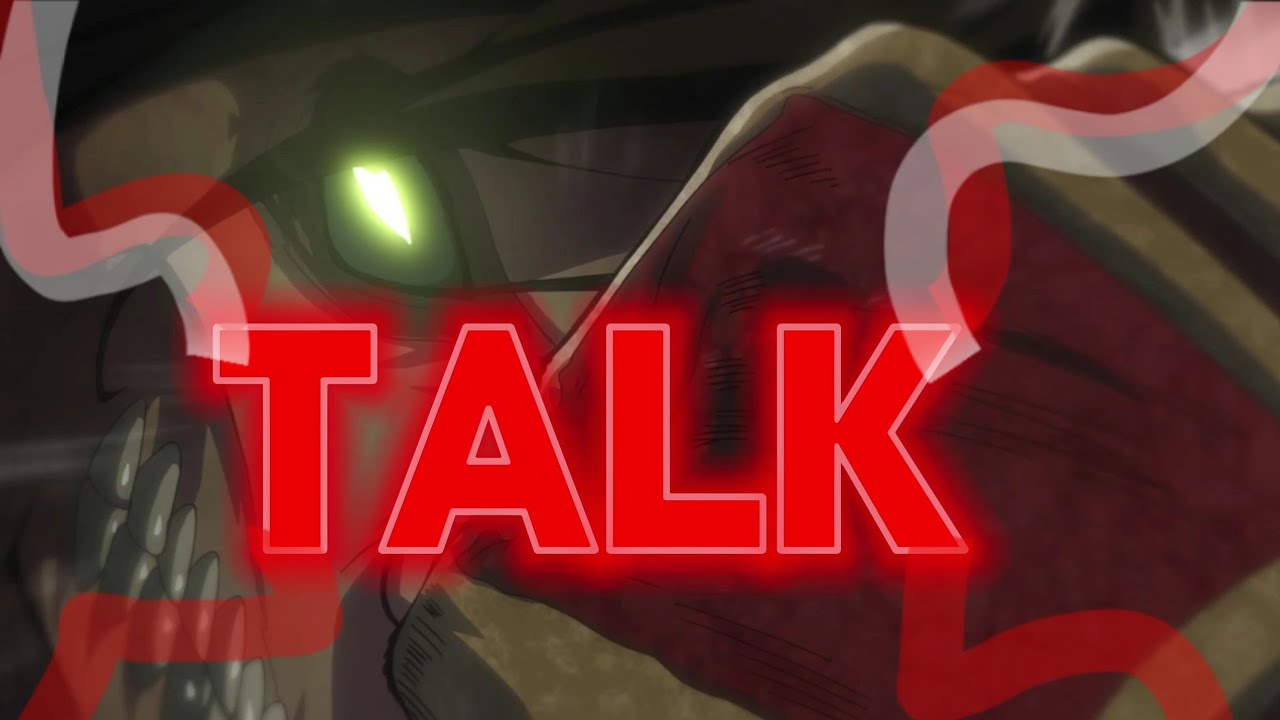 Eren Vs Reiner Attack On Titan Talk Amvedit Youtube