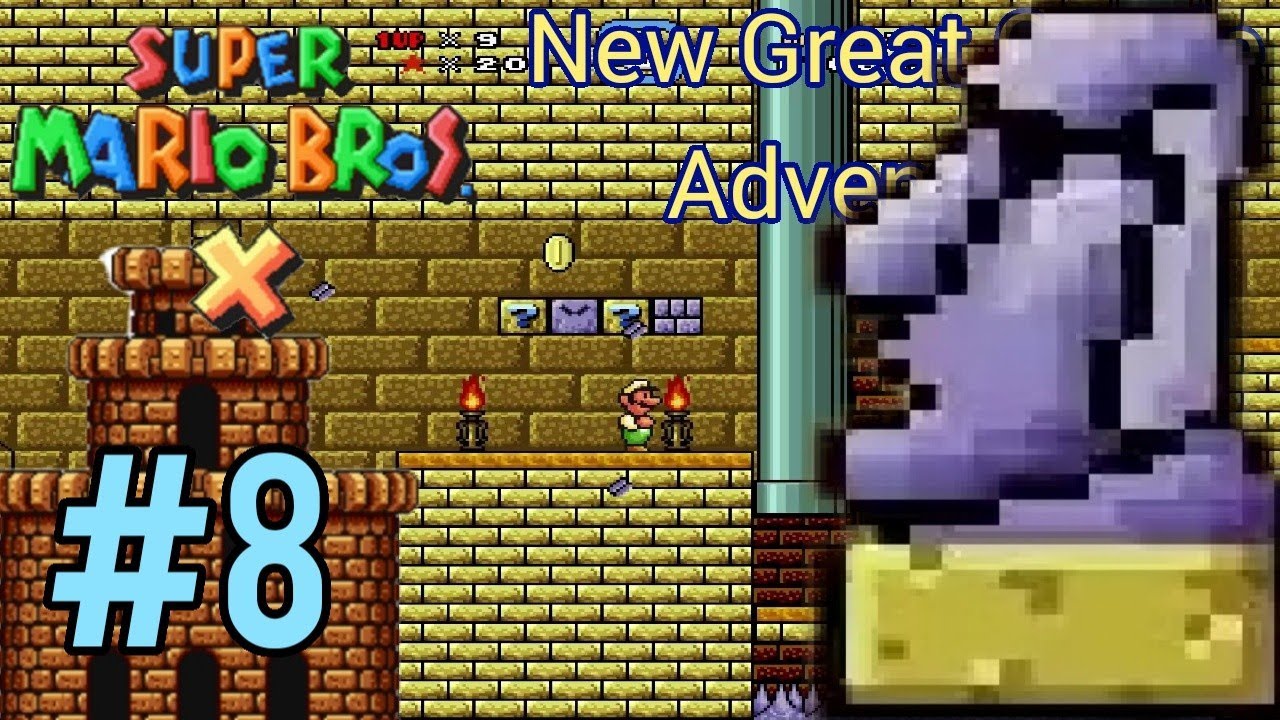 SMBX | New Great Castle Adventure | #8 ⭐ Mayhem Temple Grounds (2/2 ...