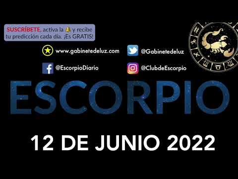 Horóscopo Diario - Escorpio - 12 de Junio de 2022.