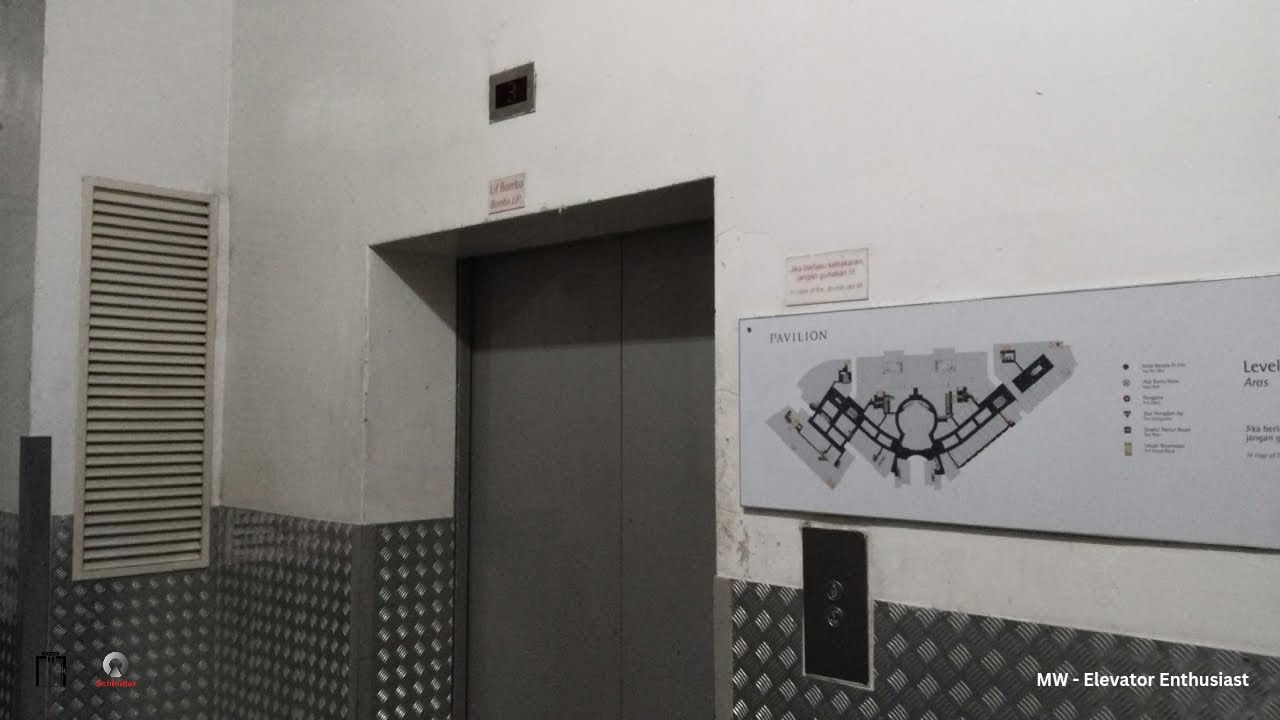 Schindler 300P Traction Service Elevator - Pavilion Bukit Bintang KL ...