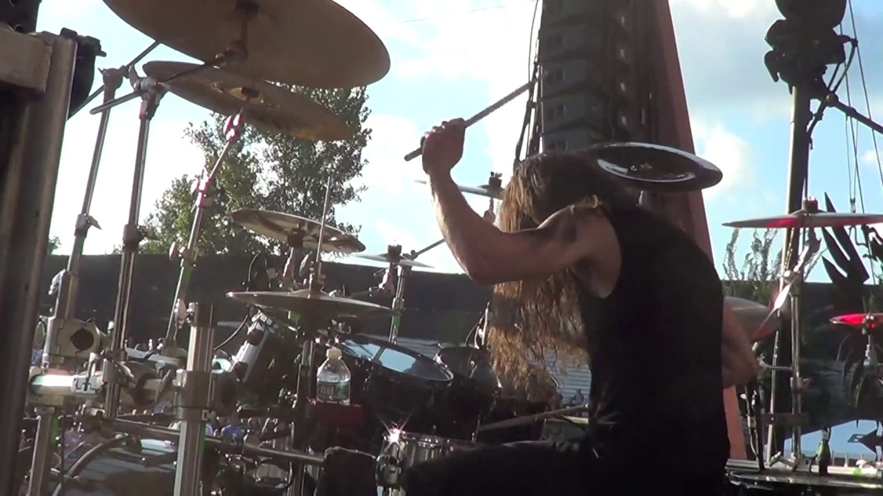 Jon" The Charn" Rice Drumcam with Behemoth Columbus, Oh 07/18/2017 ...