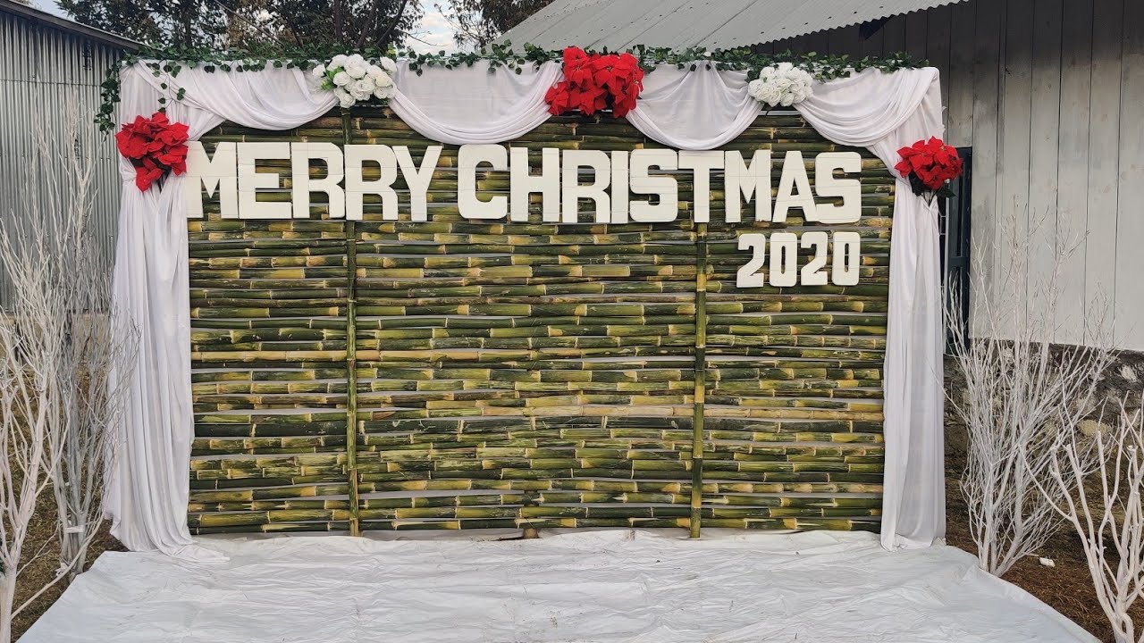 DIY Christmas/New Year Photo Booth - YouTube