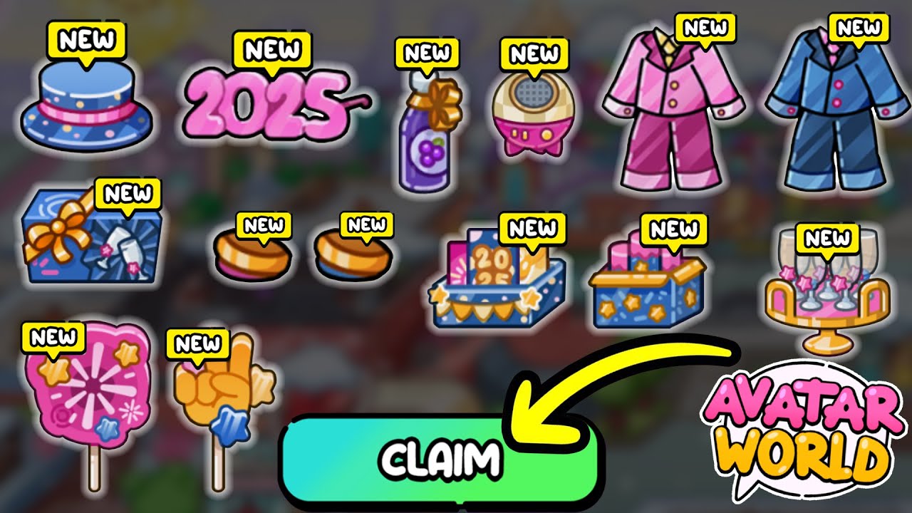 NEW UPDATE! ALL NEW ITEMS AND GIFTS IN THE NEW UPDATE IN AVATAR WORLD🌍 ...